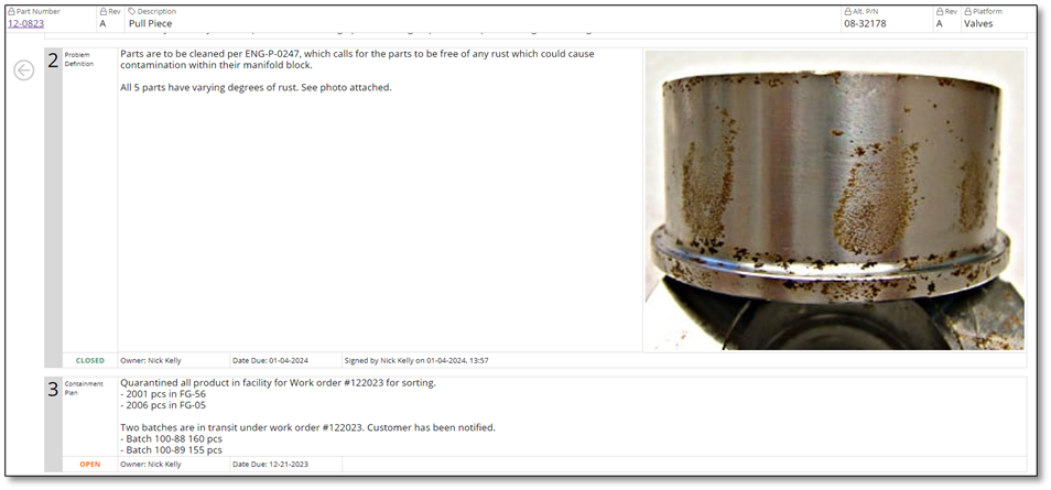 1factory: Corrective & preventive actions (CAPA)